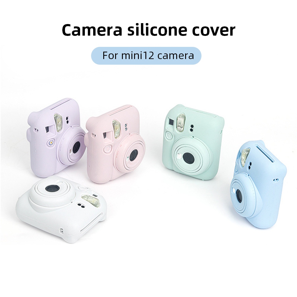 Silicone Camera Sleeve Dustproof Protective Cover Solid Color for ...