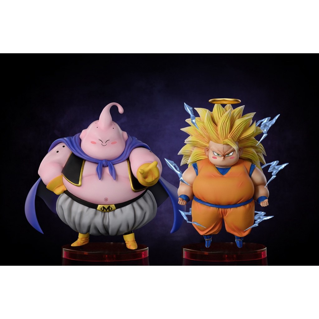 Dragon Ball Z GK G5 Fat Series Buu SSJ3 Goku Fat Handmade Model ...