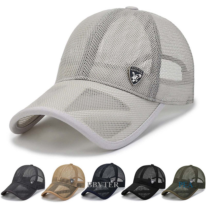 BBYTER Men Women Summer Full Mesh Baseball Cap Quick Dry Cooling Sun ...