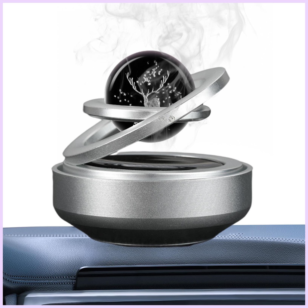 Solar Power Car Air Fresheners Car Double Ring Air Freshener Solar ...