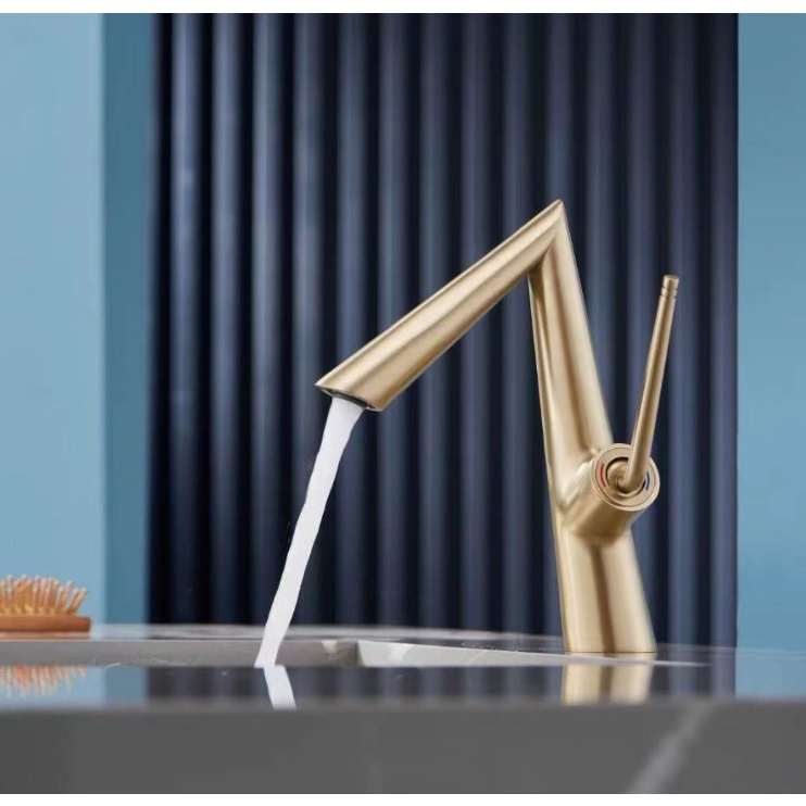 Stylish All Copper Water Tap for Basin and Sink - Splash-Proof, Easy to ...
