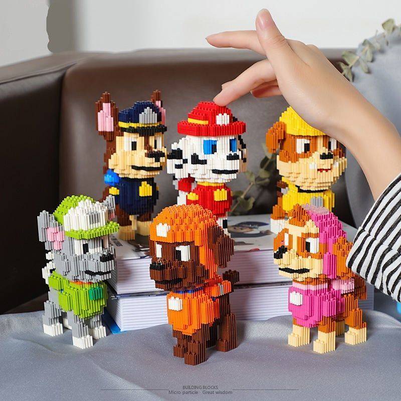 Compatible with Lego Paw Patrol Li Da Gong Dog Building Blocks Tiny ...