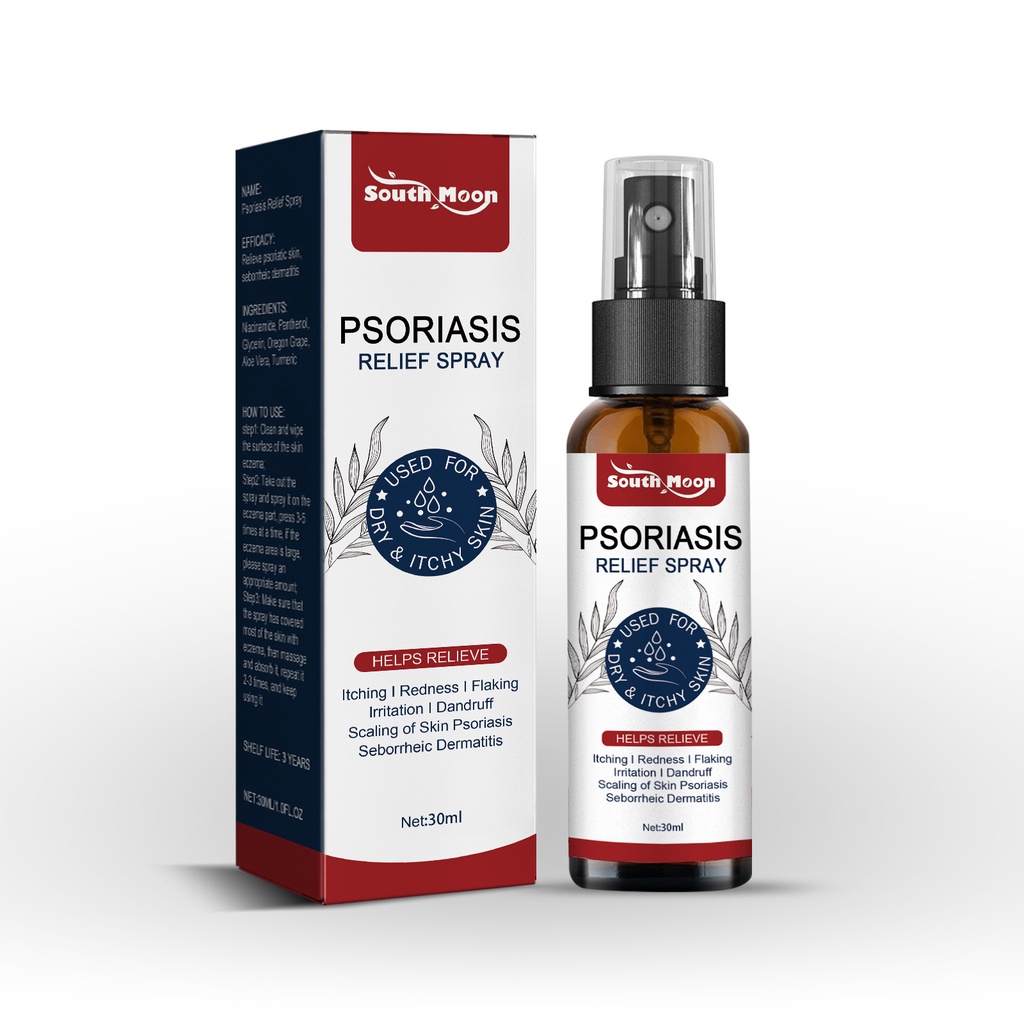 Psoriasis Relief Spray Improve Redness Dermatitis Hand Foot Scalp ...