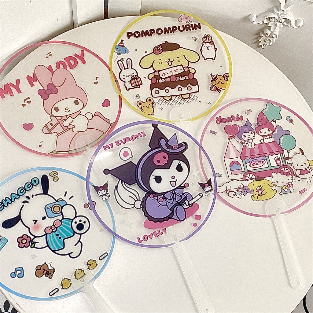 Sanrio Melody Kuromi Cinnamoroll Pom Pom Purin Pochacco Cartoon ...