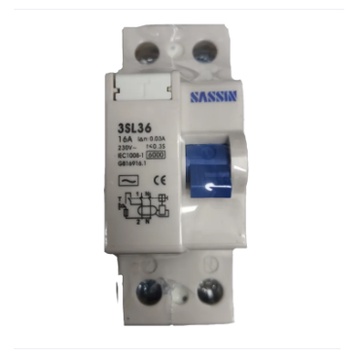 Sassin 16A 1P+E 2Pole 30ma RCCB, Circuit Breakers ELCB, RCB RCBO Earth ...
