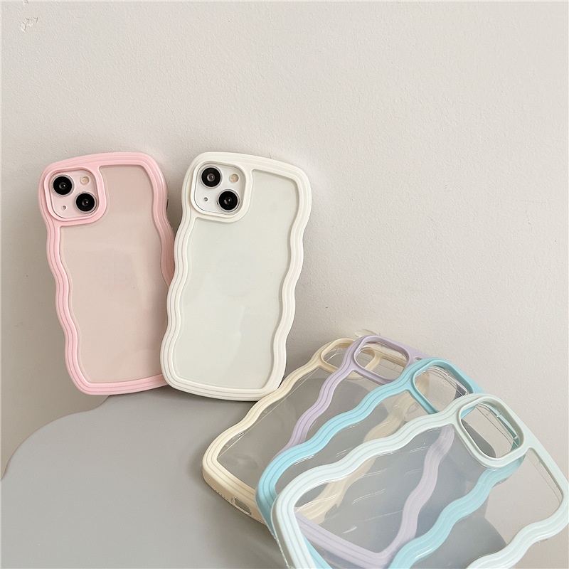 Wavy Edge Minimalist Phone Case for iPhone 11 12 13 14 Pro Max 8 7 Plus ...