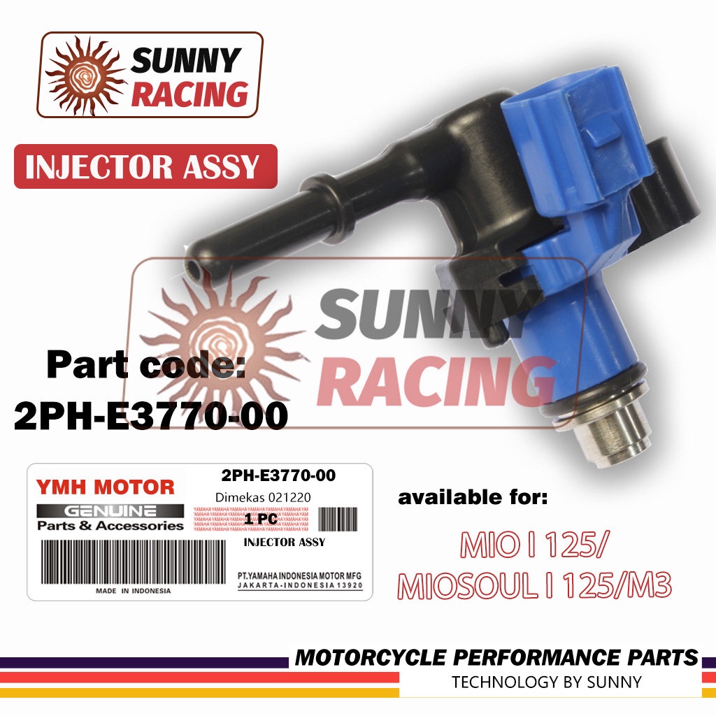 2PH-E3770-00 Injector Assy for MIO I125 /MIO SOUL I 125 / M3 6 Holes ...
