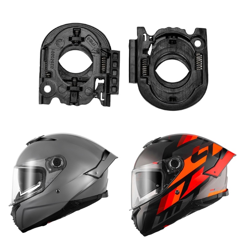 mm 1 Pair MT-V-28B Motorcycles Helmet Visors Face Shield Base for MT 4 ...