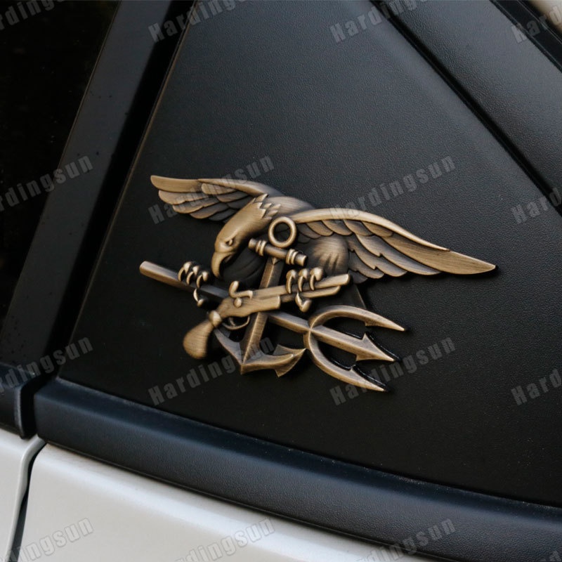 Car Emblem Auto 3D Metal Sticker Hawk Badge Logo Bronze Hood Window ...