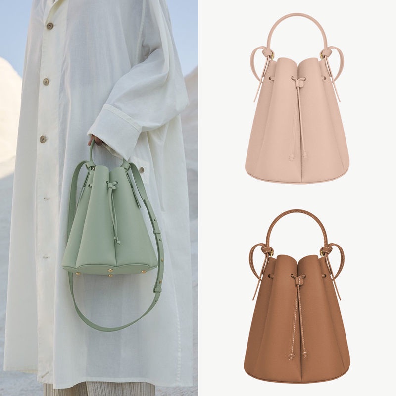Polene Petal-Shaped Bucket Bag French Niche Design poleno Genuine ...