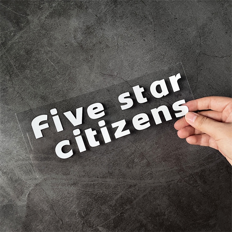 Grand Theft Auto GTA5 R Star Reflective Car Sticker Decor Electric Car ...