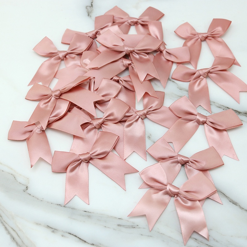 (20pcs)1 Inch Fresh Pink Ribbon Bows Children's Headband Decoration ...