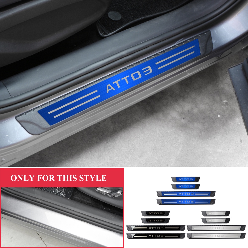 Stainless Steel Car Scuff Plates Welcome Pedal Door Sill for BYD YUAN ...