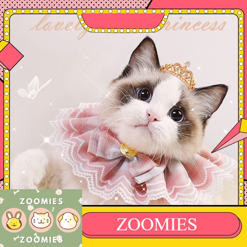 Pet Lace Scarf Collar Cute Cat Collar with lace Princess Cat Neck ...