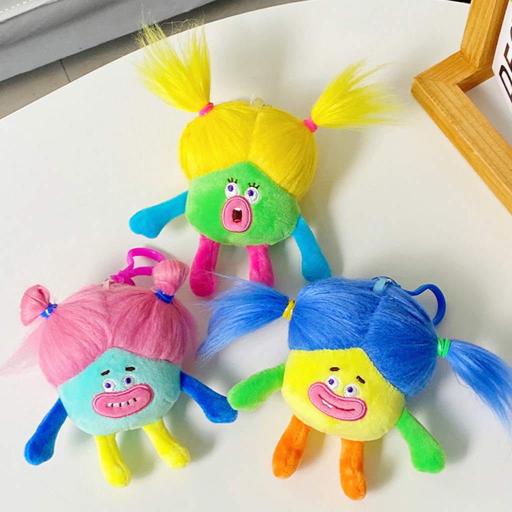 11cm Dopamine Quirky Exploding Head Mini Dolls Plush Keychain Toys ...