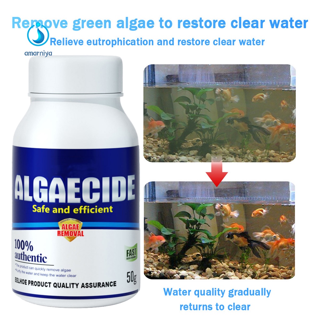 AMAR Make Water Clear Pond Rescue Fish Pond Controls Green Water ...