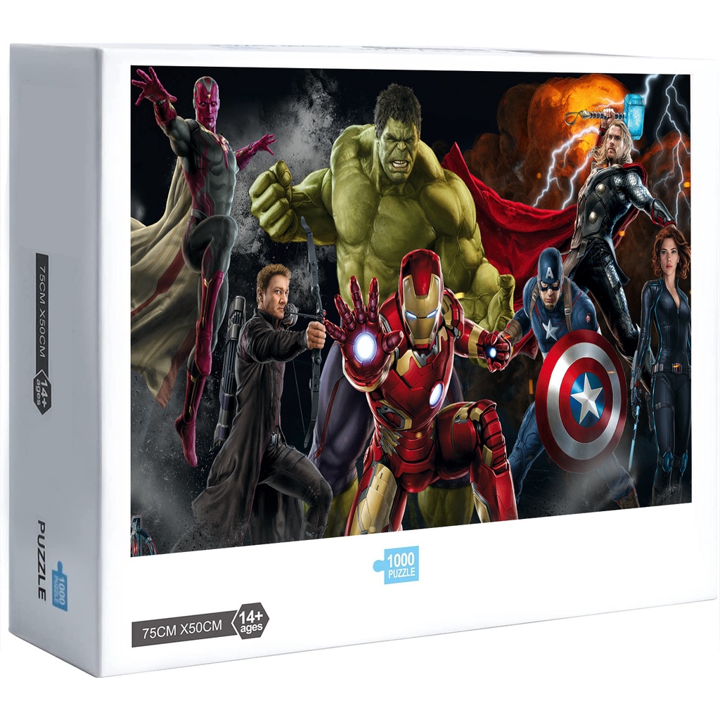 Marvel Cinematic Universe Iron Man Jigsaw Puzzle Game Adult Kids ...