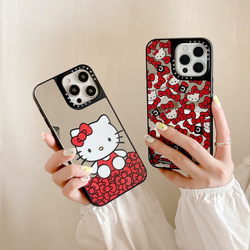 Hello Kitty Mirror Casetify Phone Case for iPhone 16 15 14 13 12 11 Pro ...