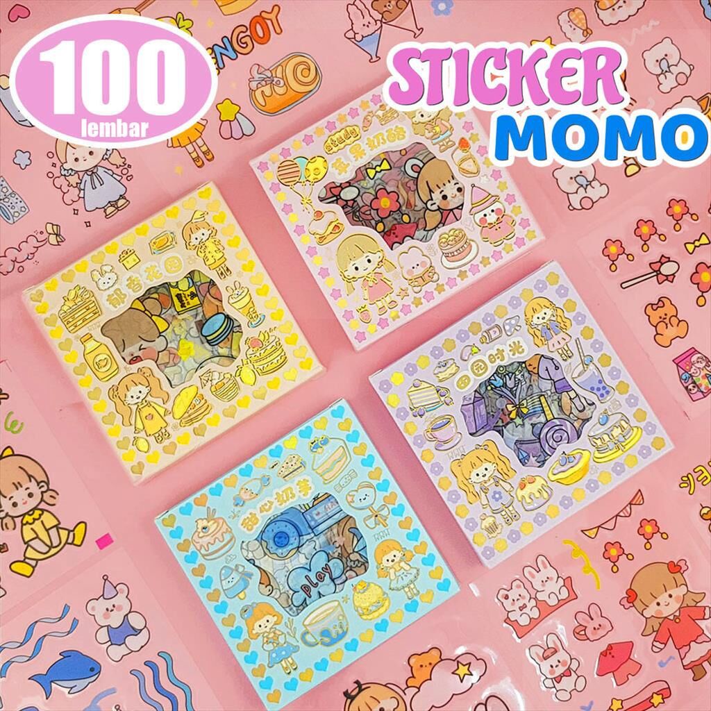 Al MOMO VIRAL STICKER SMALL BOX CONTENTS 100 PCS LATEST VARIANT NEW ...