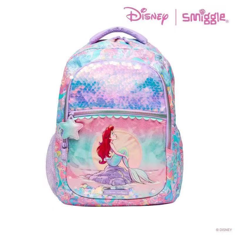 Late Smiggle backpack and pencil case mermaid school bag for primary ...