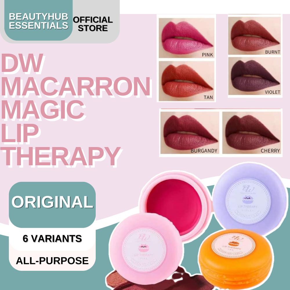 DW Lip Therapy Magic Lip Balm Macaroon Lip Gloss Lipstick Magic Lip Balm Moisturizing Hydrating ...