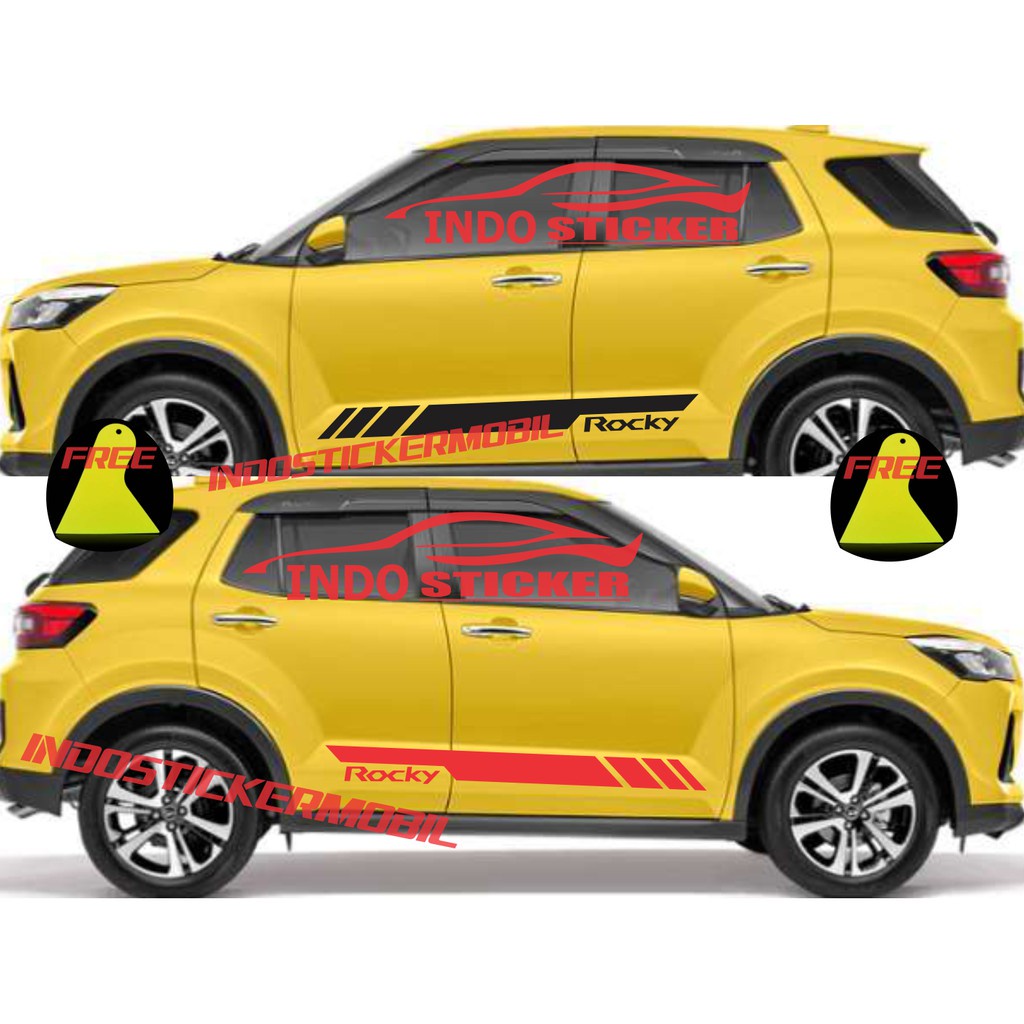 Rocky car sticker sticker list daihatsu Rocky raize custom text side ...