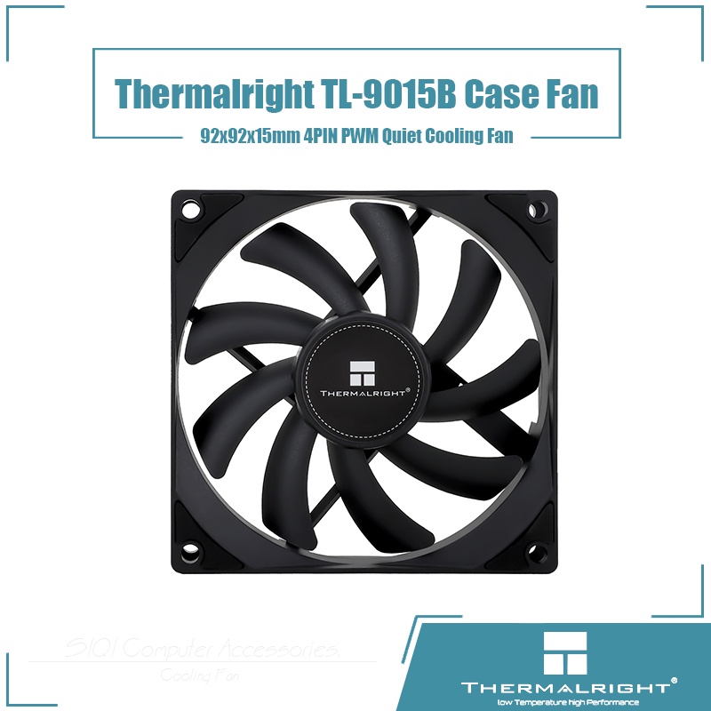 Thermalright TL-9015B Case Fan 90mm Thin Cooling fan 4pin PWM PC ...