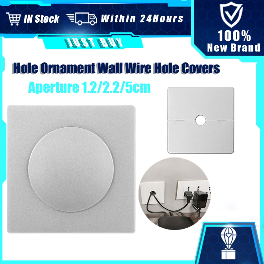 Useful Reserved Hole Cover Wall Ornament Separable Snap-on Self-adhesiv ...