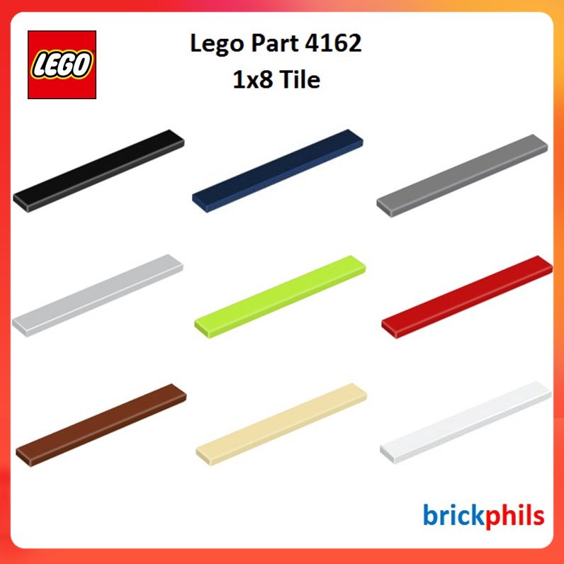 Lego Part 4162 - 1x8 Tile | Shopee Philippines