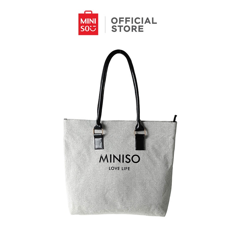MINISO Canvas Shoulder Bag | Shopee Philippines