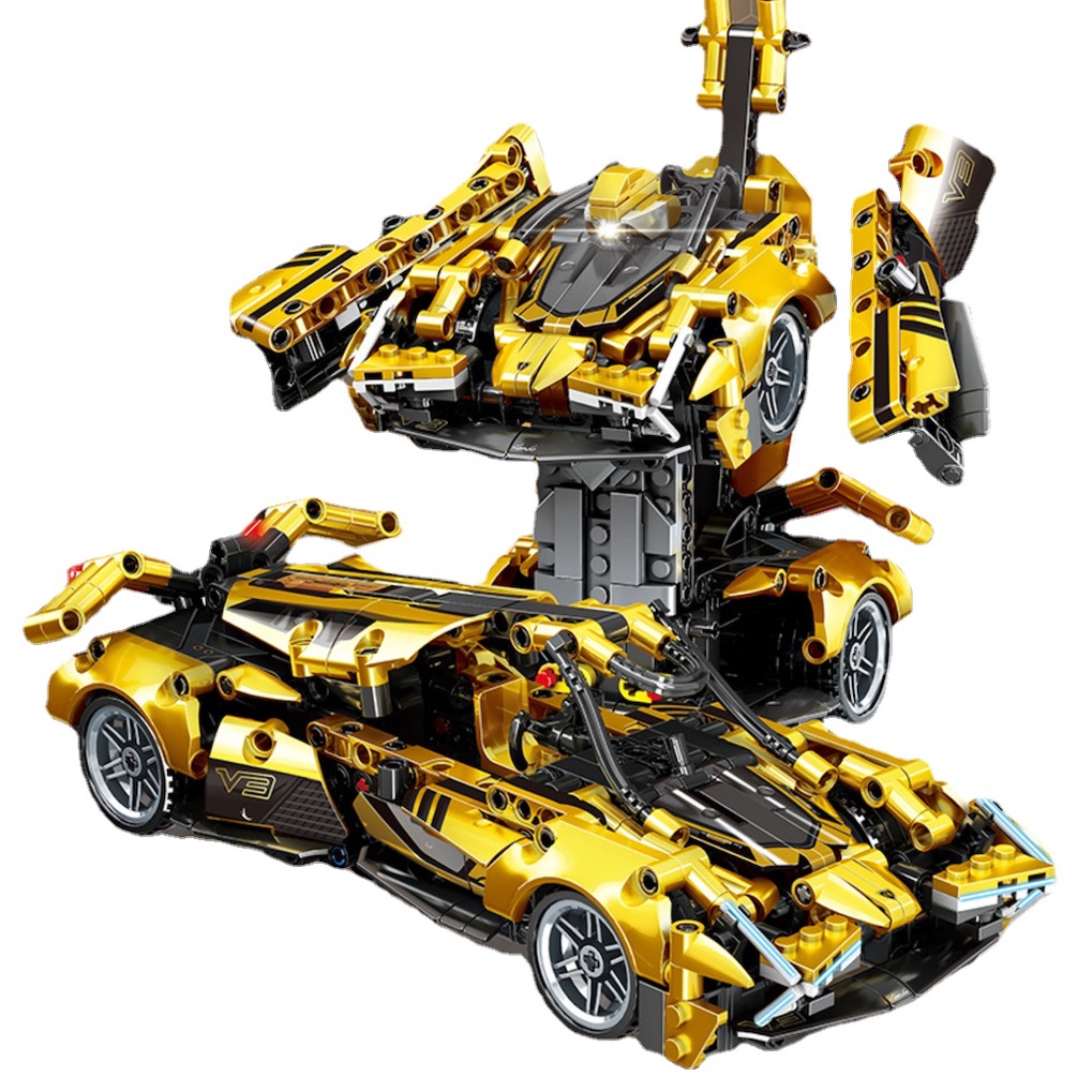 Mytopshop 534PCS MOC Technic Speed Transformers Deformation Pull Back ...