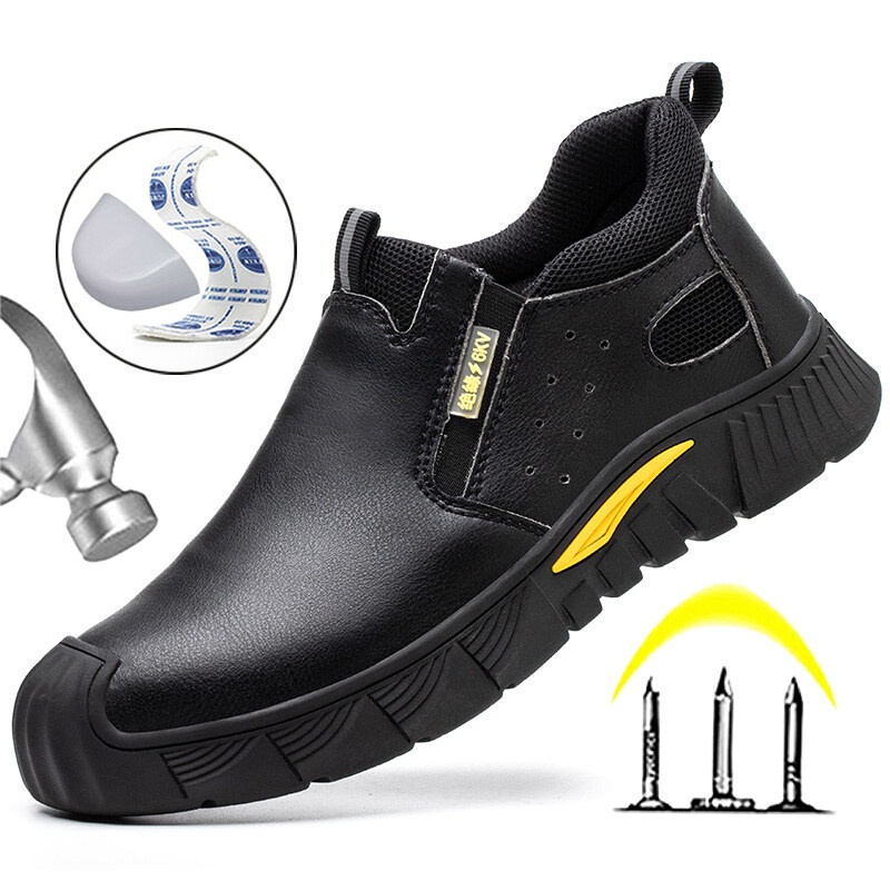 Waterproof Work Shoes 6KV Insulated Electrical Shoes Anti Scalding ...