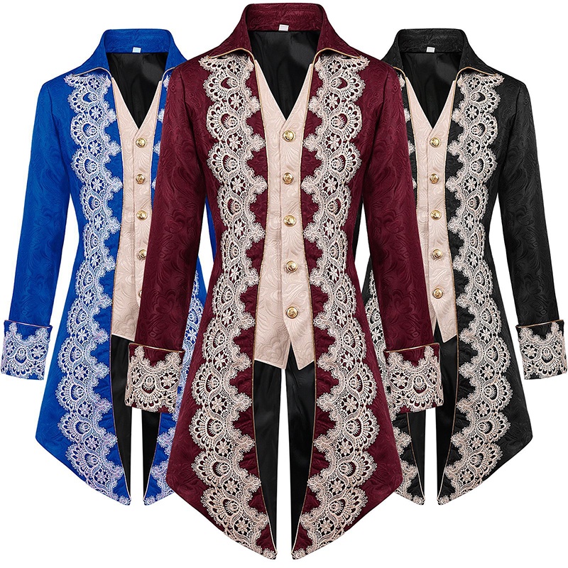 Mens Medieval Steampunk Tuxedo Gothic Vintage Renaissance Jackets ...