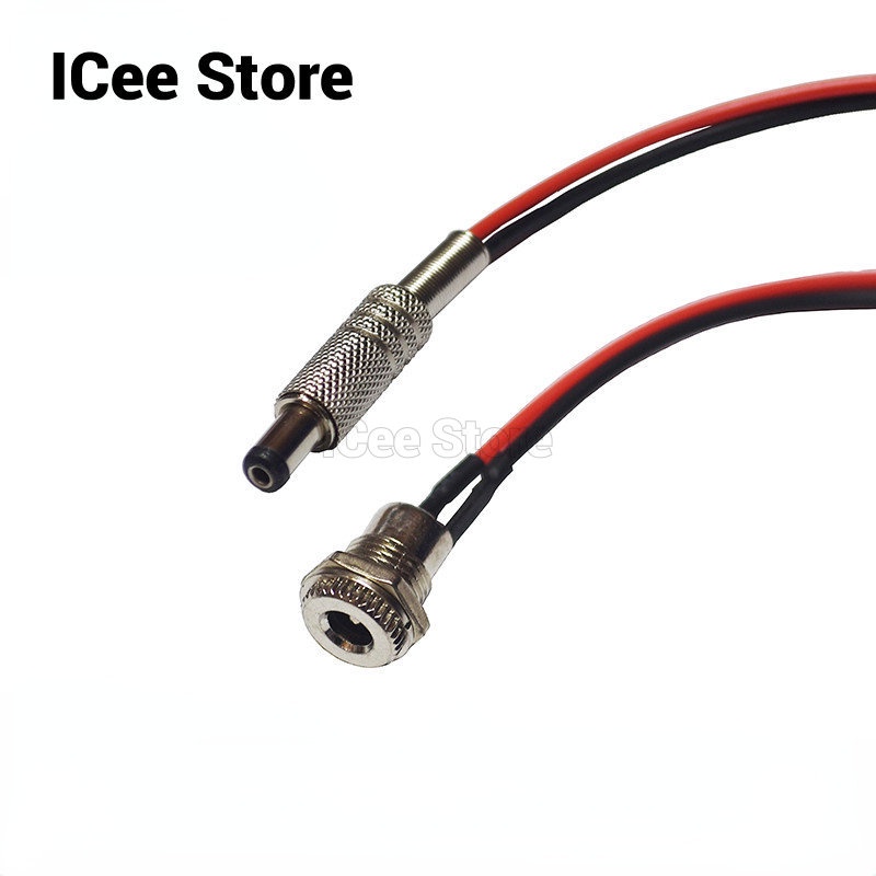DC099 with Wire 10cm 15cm 20cm DC 12V 24V Female 5.5 * 2.1 5.5*2.5mm DC ...