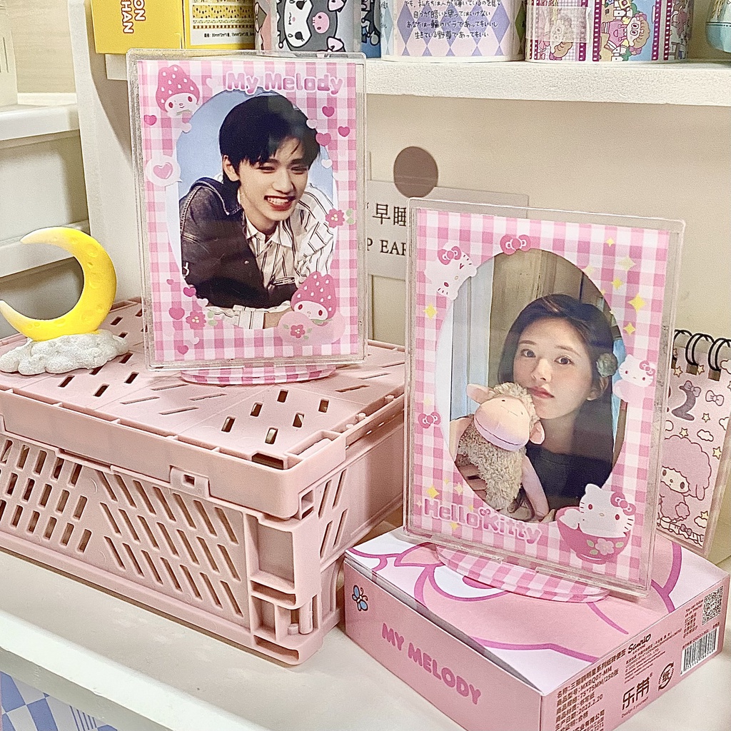 Sanrio Melody Kitty Photo Frame Pink Girl 3 Inch Polaroid Photocard ...