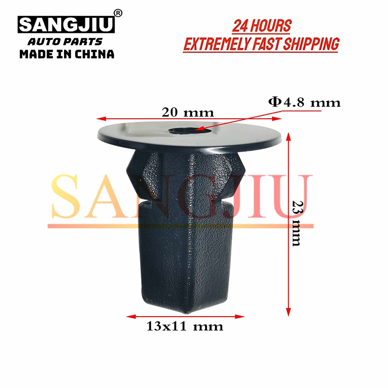 50Pcs Fender Liner Hood Mudguard Screw Grommets Clips compatible with ...