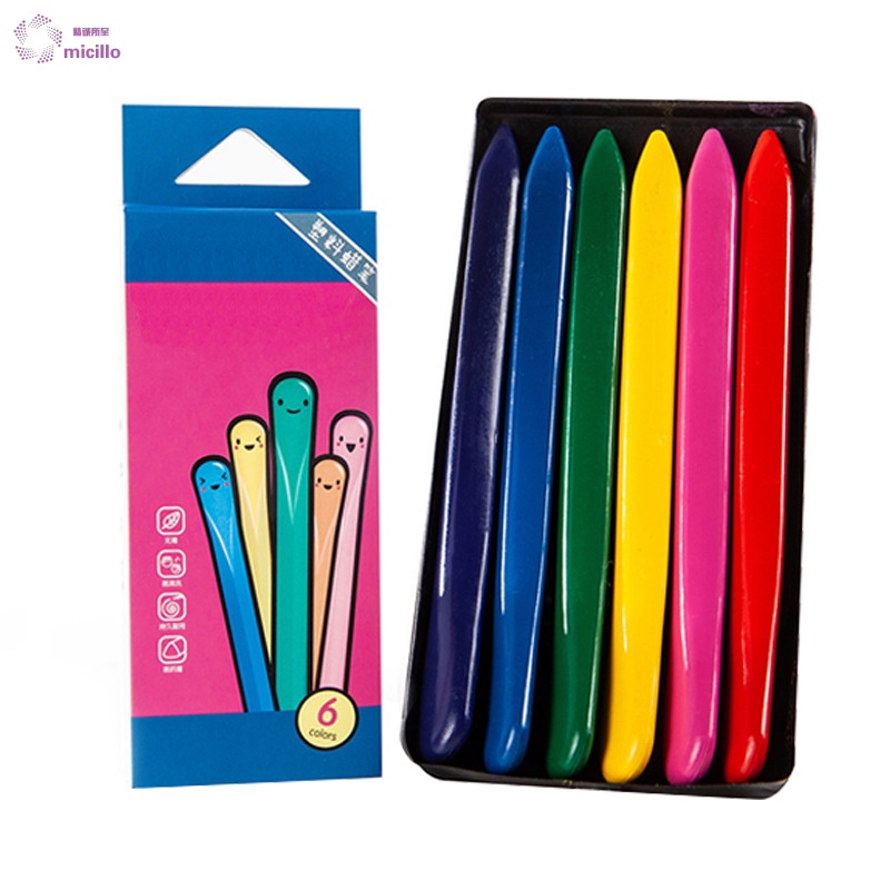 Triangular Crayons No Dirty-Hand Crayons Travel Art Supplies, Antiroll ...