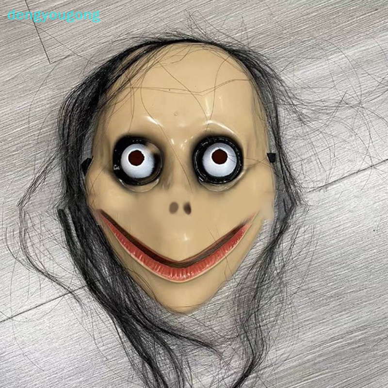 dengyougong Halloween Horror With Long Hair Mask Funny Mask V-shaped ...