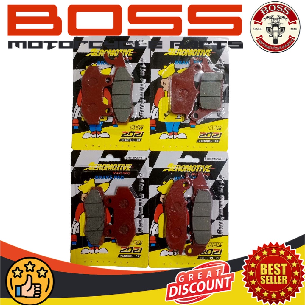 Motorcycle Brake Pad 3mm (BPA) Xrm/Wave/Raider/Shogun | Shopee Philippines