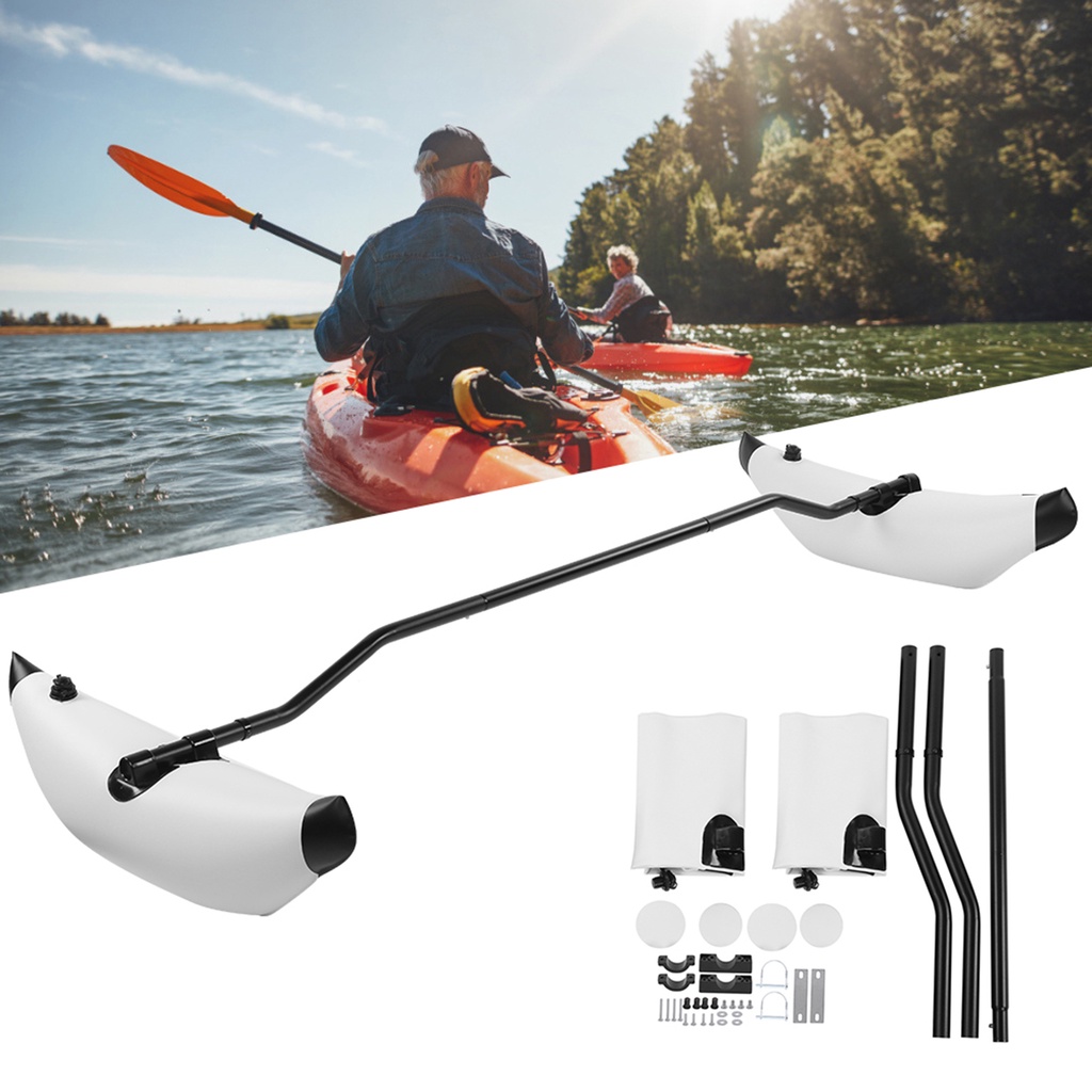 Spr- Inflatable Kayak Stabilizer PVC Canoe Outrigger Kit Floating ...