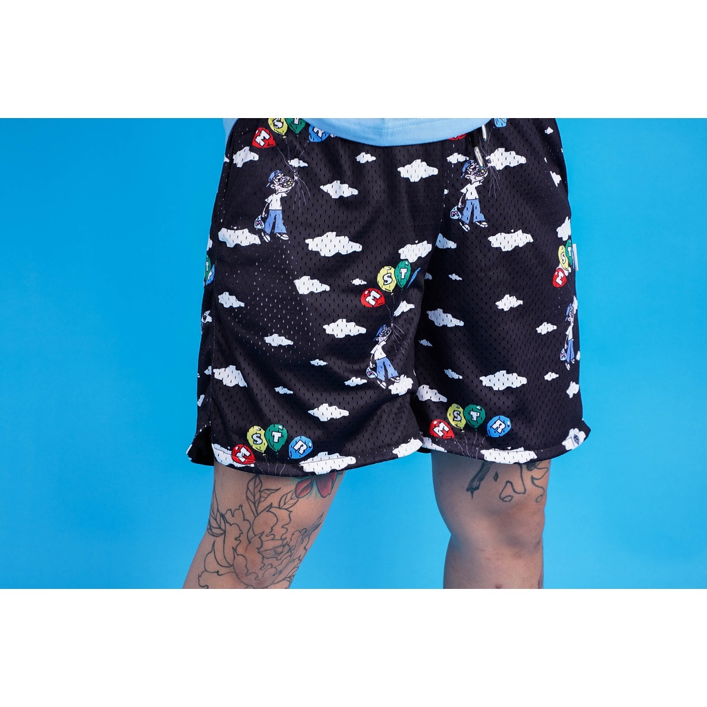 GOLD COLLECTION V2 "FLYHIGH" MESH SHORT (BLACK) | Shopee Philippines