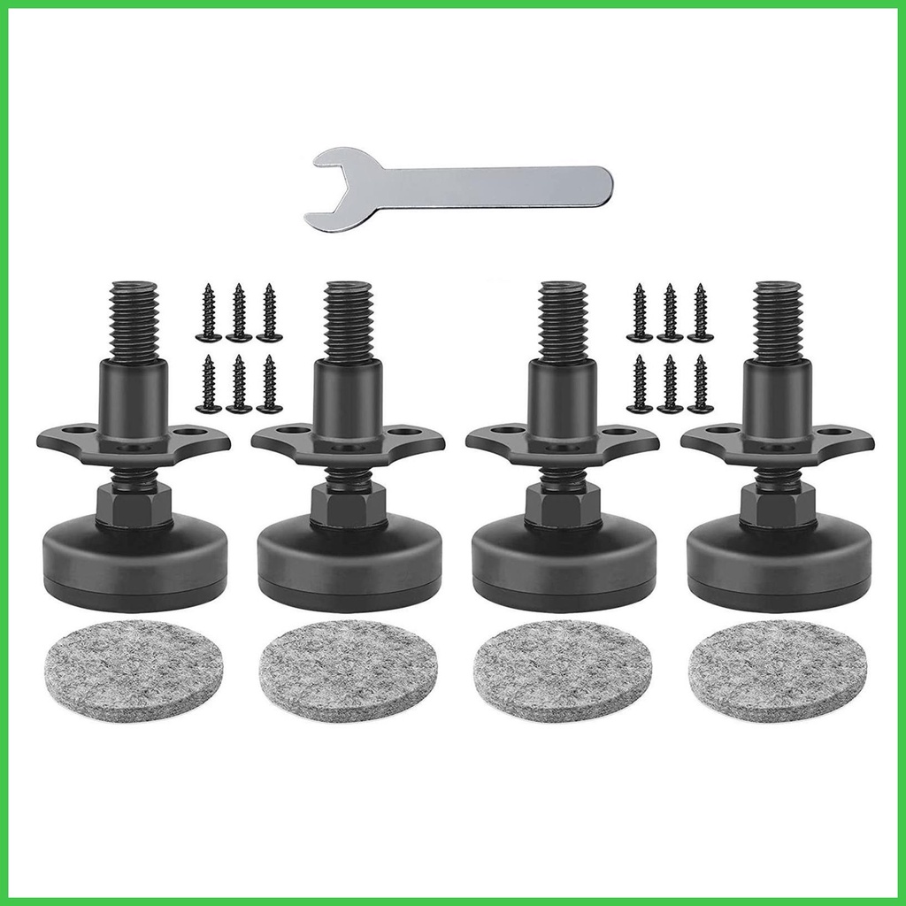 Adjustable Leveling Feet 4pcs Heavy Duty Table Leg Raiser T Nut ...
