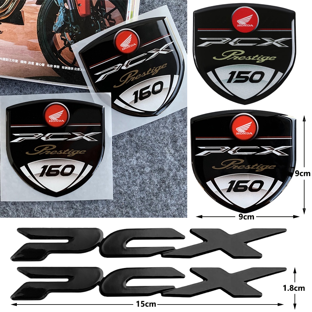 3D Resin PCX Motorcycle Sticker for Honda PCX150 PCX160 Decals | Shopee ...