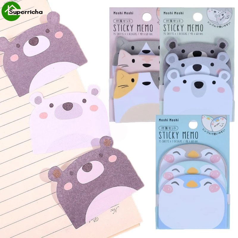 Students Self-adhesive Planner Notepad Sticker /School Office ...
