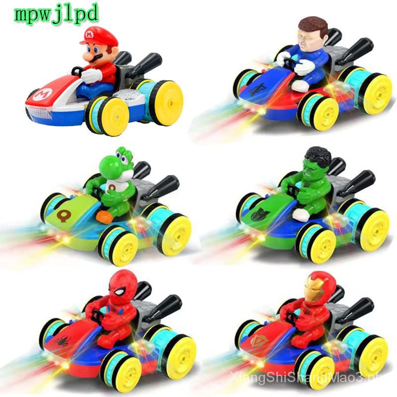 Remote control green giant Holk toy car boy Mario Iron Man Spider-Man ...