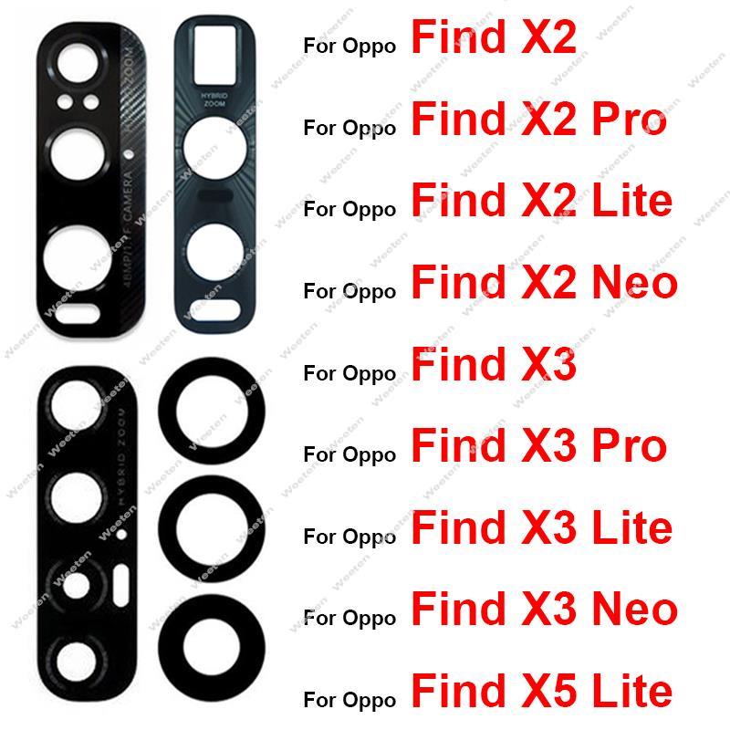 For OPPO Find X2 X3 Pro X2 X3 Neo X2 X3 X5 Lite Rear Main Glass Lens ...