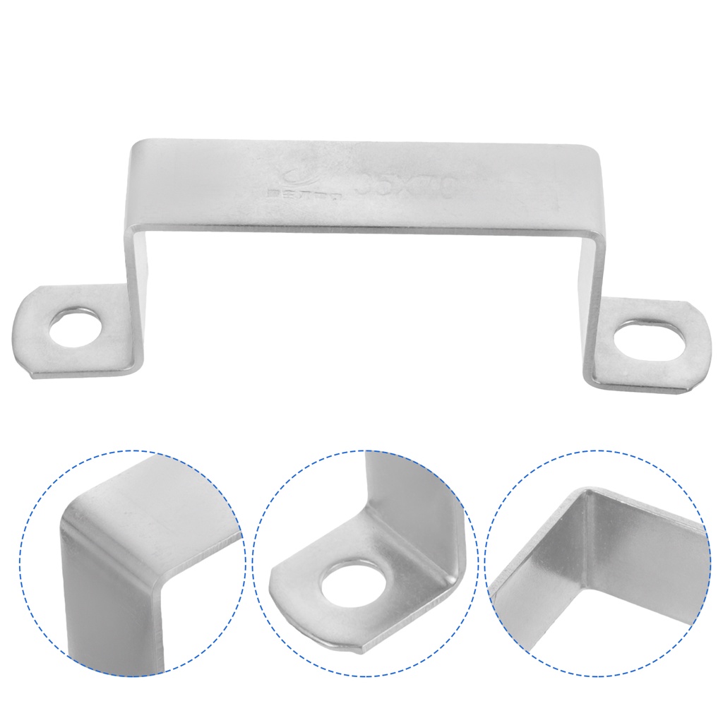 [READY STOCK] Brackets Cable Clip Square Post Rigid Pipe Strap Clamp ...