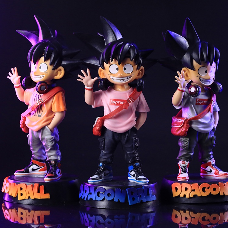 Anime hand-run model Dragon Ball hand-run GT. Tide game Wukong three ...