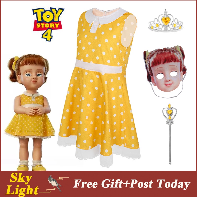 Toy Story Gab Doll Costume Cosplay Princess Dress For Kids Girl ...
