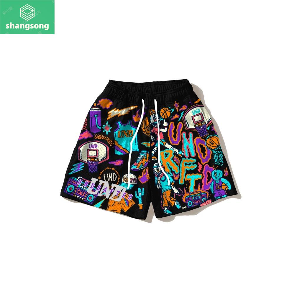 shangsong New UNDRAFTED SHORT : FLAMES : BANDANA V3 SKY : ELEMENTAL ...